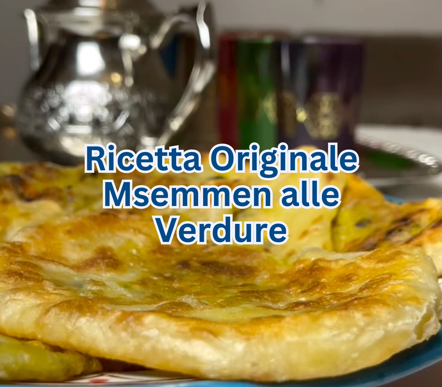 Ricetta Msemmen ripieno di verdure - Ricetta marocchina ORIGINALE 🌟 ...